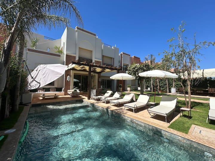 Villa Marrakech 7 Chambres Golf Amelkis - 마라케시