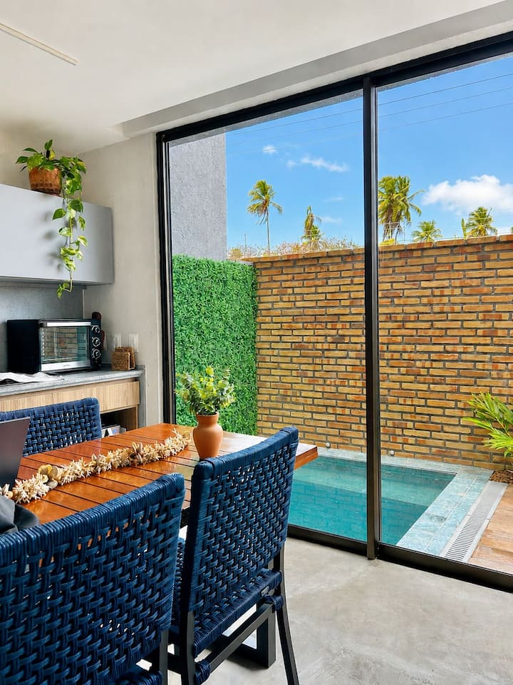 Casa Anami- 150m Do Mar- Piscina De Hidro Aquecida - São Miguel dos Milagres