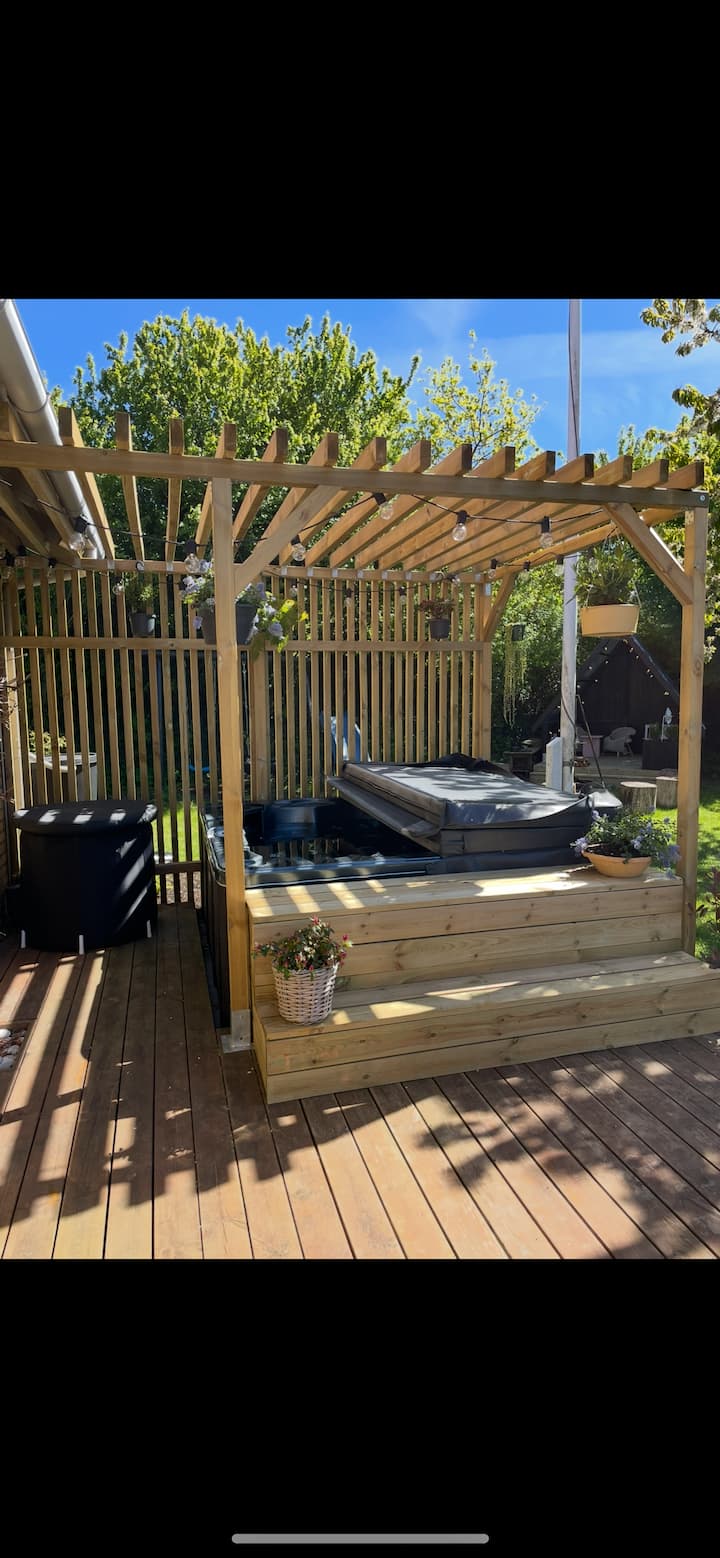 Bynær Villa Med Spa & Havudsigt - Ebeltoft