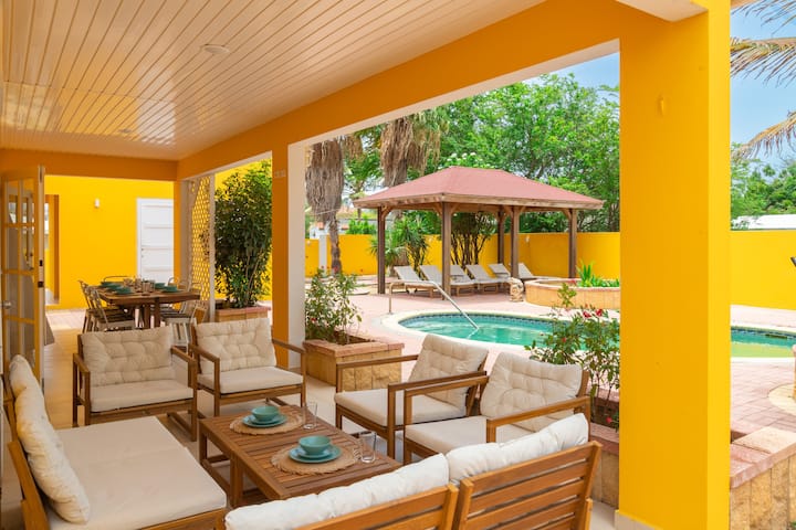 New 4br 3ba - Casa Amarilla - 8min From The Beach - Aruba