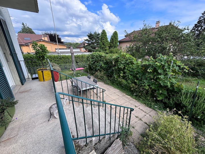 Chambre Calme Et Verdoyante - Morges