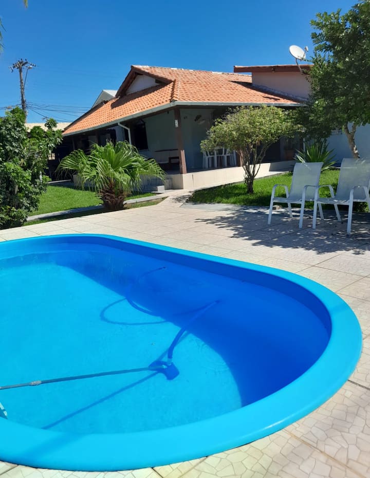 Casa 5 Dorm Com Piscina E Jogos - Florianópolis