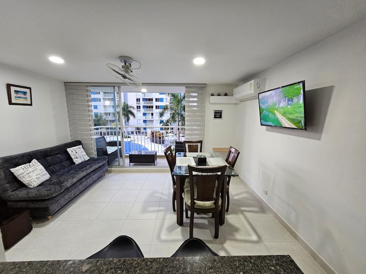 Modernt Apt, Pool, Fast Wifi, A/c In Ricaurte - Girardot