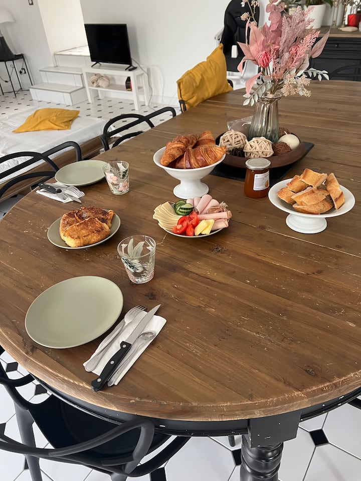 Suite Amoureux : Chambre + Salle D’eau Privée - Aix-les-Bains