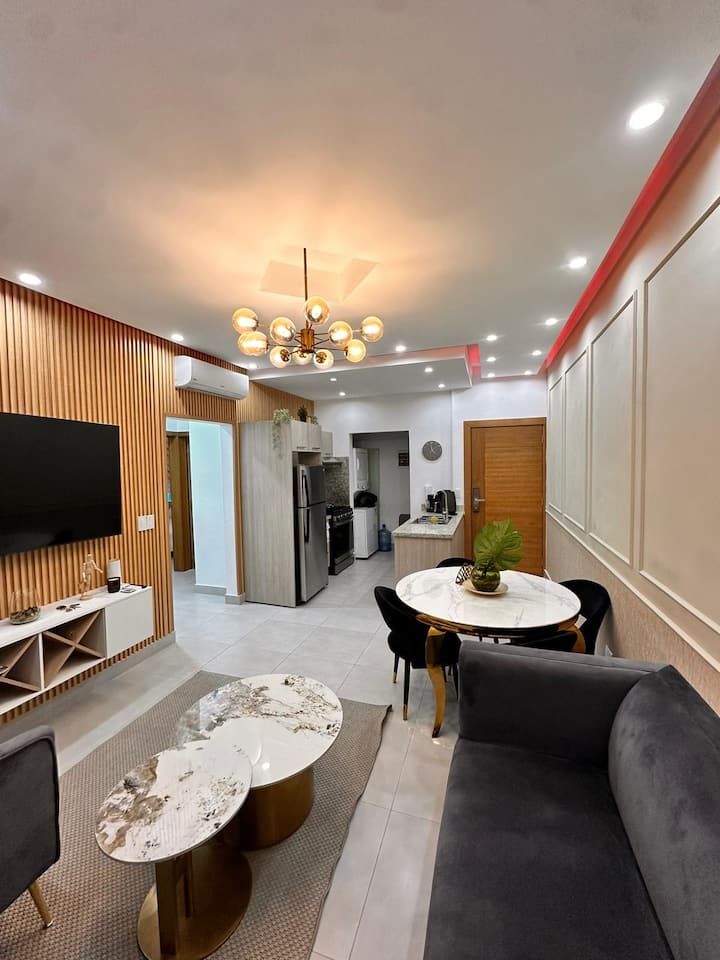 Lujoso Y Elegante Apto Psicina,cinema, Rooftop,gym - Santo Domingo