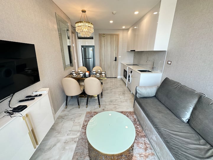 Copacabana 2568|35平大面积｜海景套房｜配套4个泳池｜楼下就是沙滩｜躺在床上看海景 - Pattaya