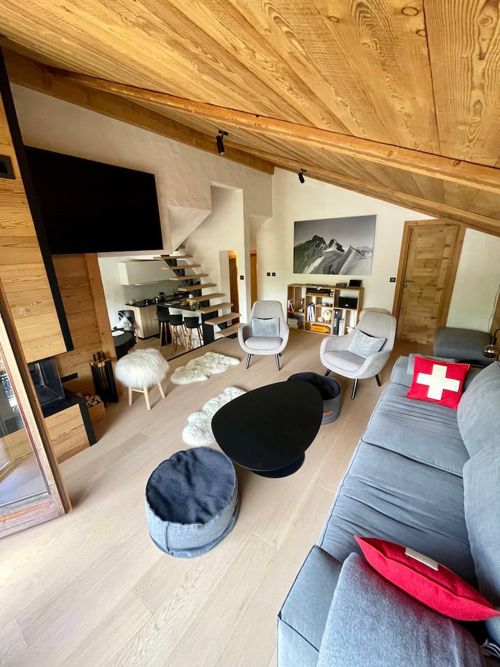 Duplex à 9 Min De L’église - Combloux