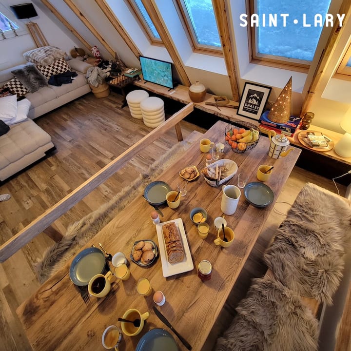 Chalet St Lary 1700m 4 éToiles En Face Des Pistes - Saint-Lary-Soulan