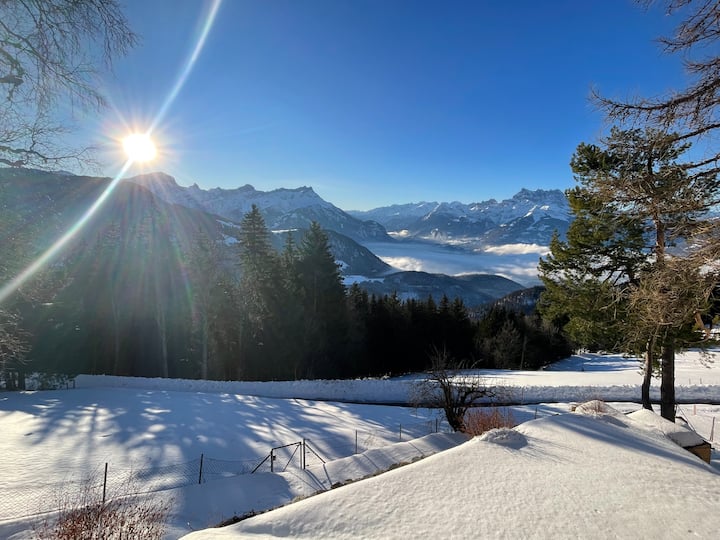 Plain Pied Avec Vue Imprenable, Terrasse Et Jardin - Canton de Vaud