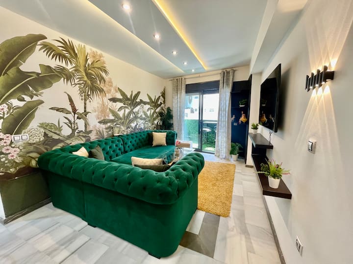 Jungle Vibes Stay - 2 Br Beach Front & Balcony - Tangeri