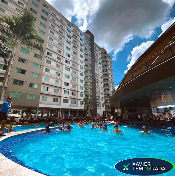 Riviera Park-9°andar, 4 Adultos E 2 Crianças - Caldas Novas