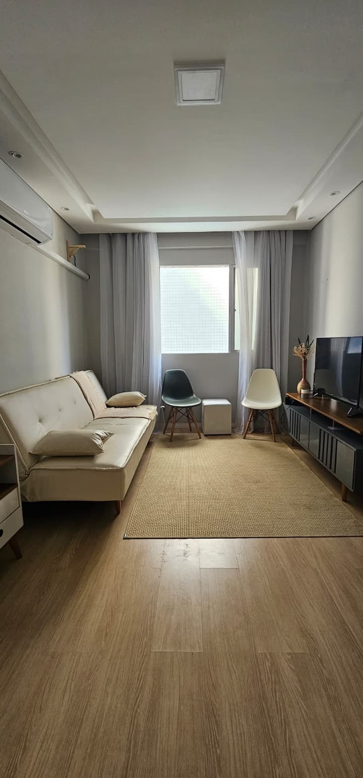 Apto 2 Quartos, 30m Da Praia C/ar E Wi-fi - Praia Grande