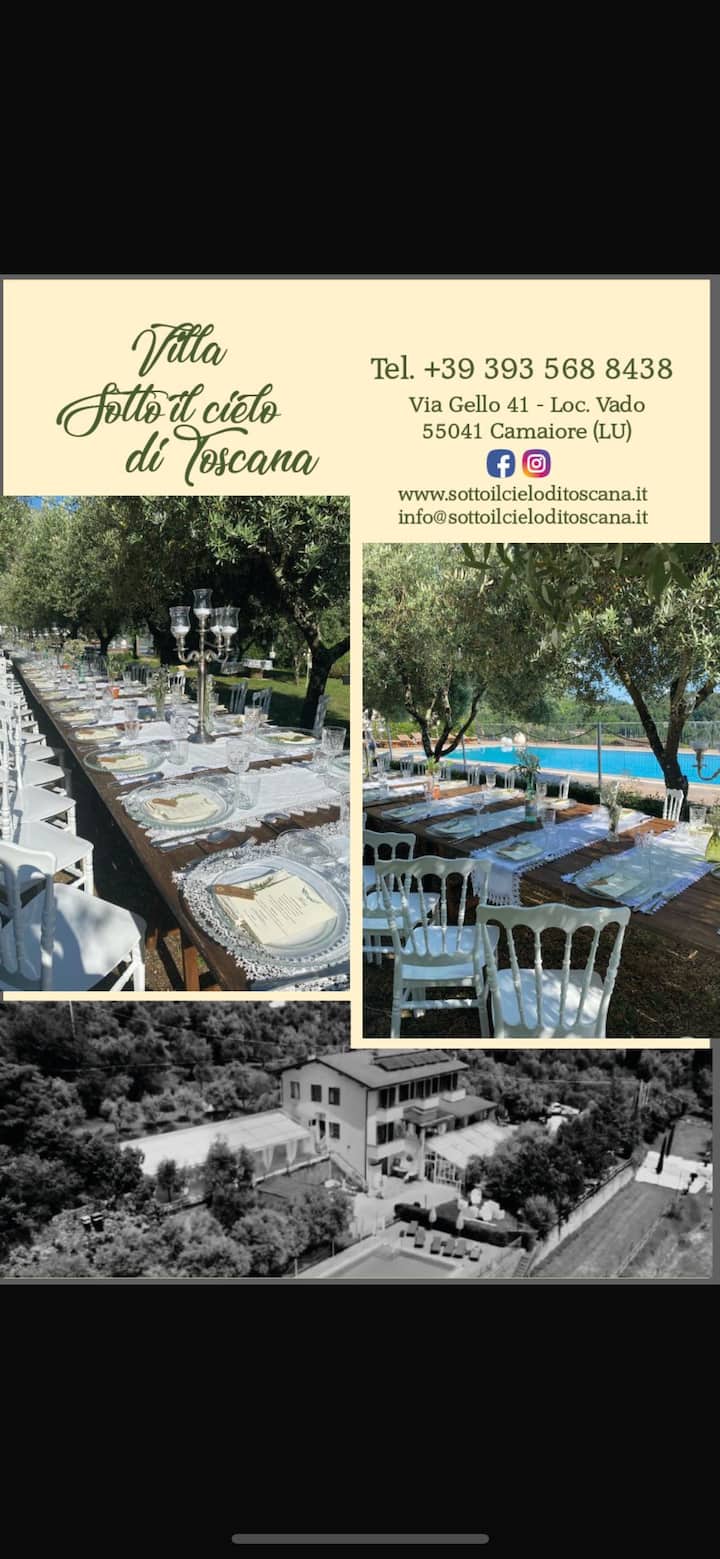 Villa Sotto Il Cielo Di Toscana - Viareggio