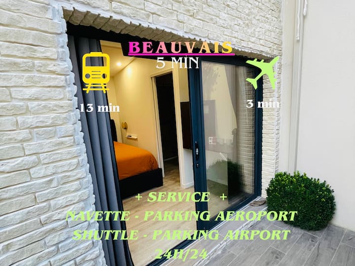 Chambre_34 Indépendante Et Privée • Navette - Beauvais