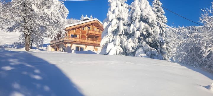Duplex 6 Personnes : Chalet Moderne Vue Mont Blanc - Beaufort