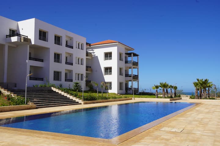 Luxury Spacious Apartment Pool& Parking Next Beach - Mohammédia
