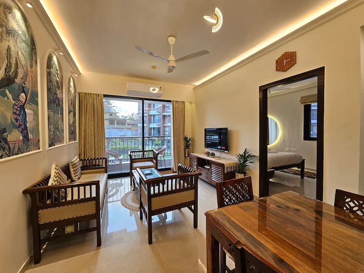 1bhk Apartment In Candolim B107 - Goa