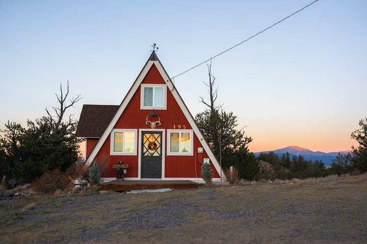 Retro A-frame Cabin | Secluded Mountain Escape - Colorado
