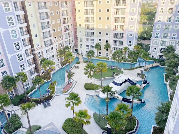 630 雷/2 Bedroom·pool·family Ideal Apartment/七海二期 - Pattaya City