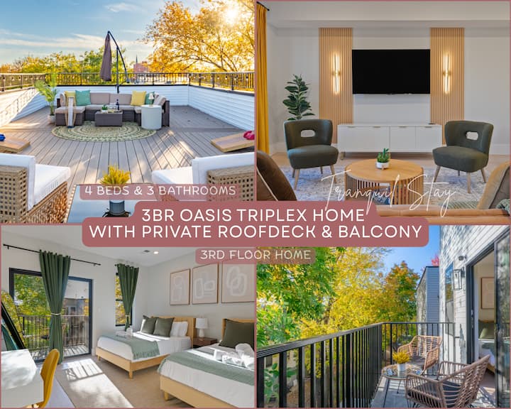 Huge Roofdeck!easy Path Access To Nyc 3br+3ba Home - 뉴욕, NY