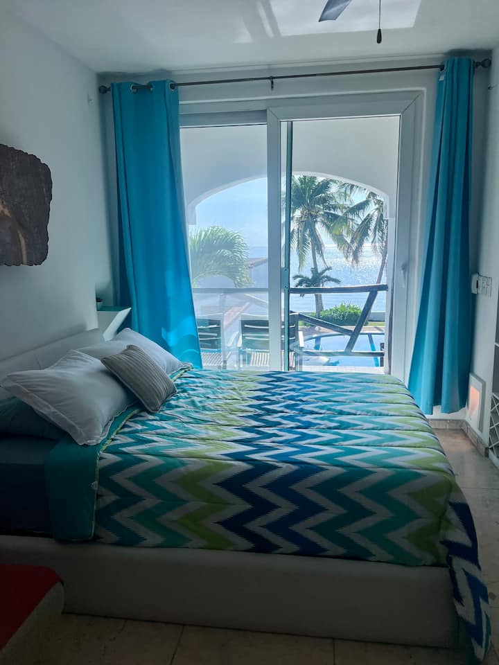 Oceanfront W/ Pool~aqua Azules Arena Blanca - Puerto Morelos