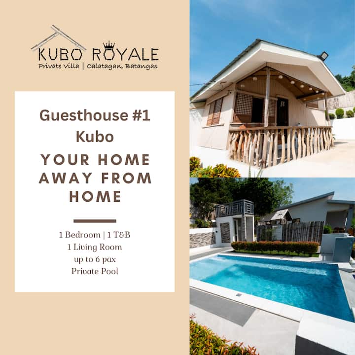 Kubo Royale Private Villa (Guesthouse #1: Kubo) - Calatagan
