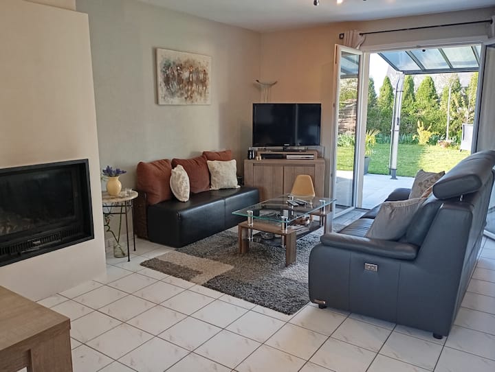 Maison 3 Ch, Jardin, Mer 2.5km - Saint-Nazaire