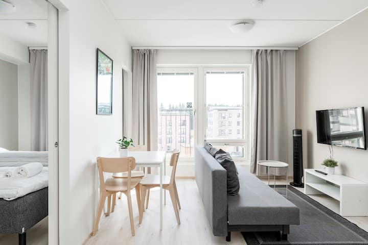 Cozy 1-bedroom Apartment With Parking - タンペレ