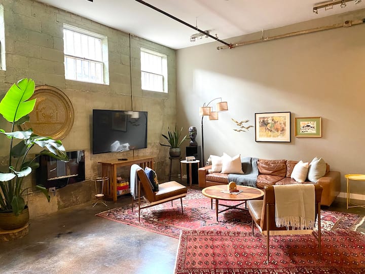 Modern City Loft Downtown  Lynchburg Va Lyh Huge - Lynchburg