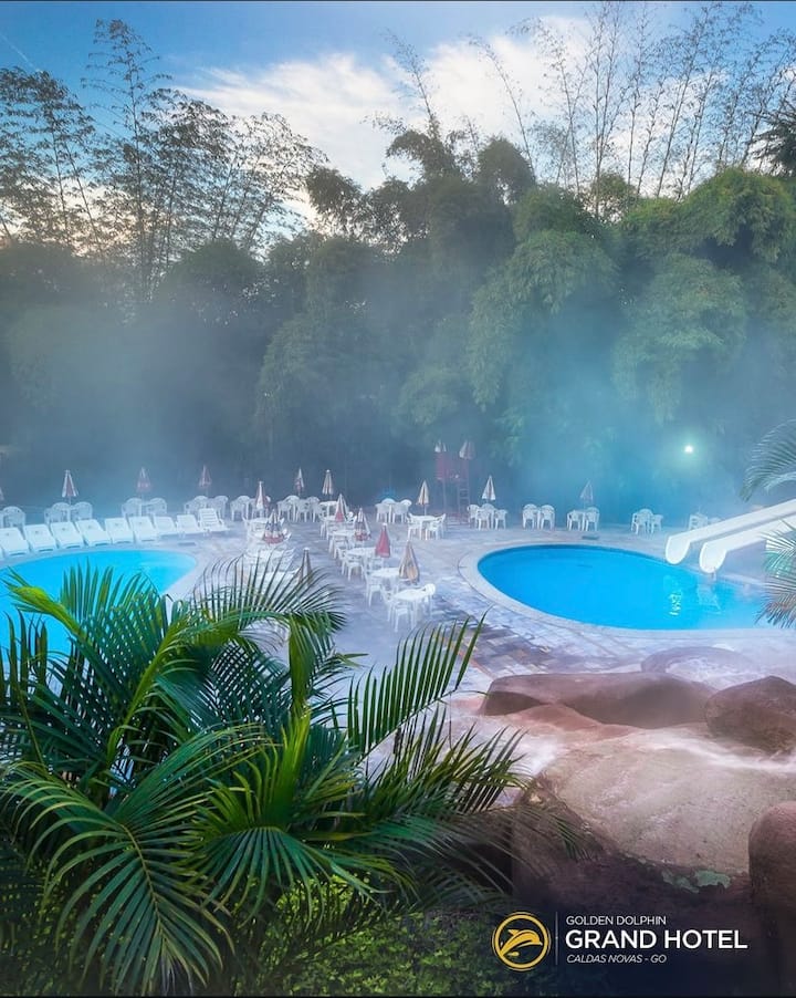 Acomodação Perfeita. Piscina 24hrs - Caldas Novas