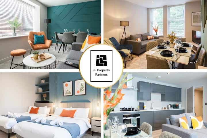 Central Leeds 2br Apartment Sleeps 6 Near Station - Leeds