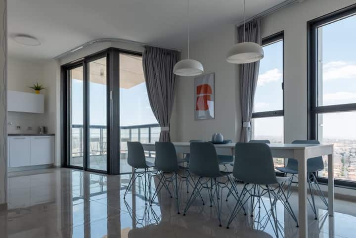 Royal Suite Apt Jtower 3bdr#h63 Floor 15 - Jeruzalem