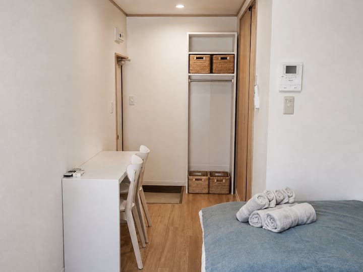 4min-tengachaya 4ppl Condo/twin Beds/wifi/kitchen - 오사카시