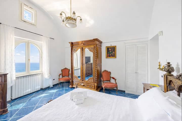 Villa Antonella Luxury Sea View Garden Parking - Praiano