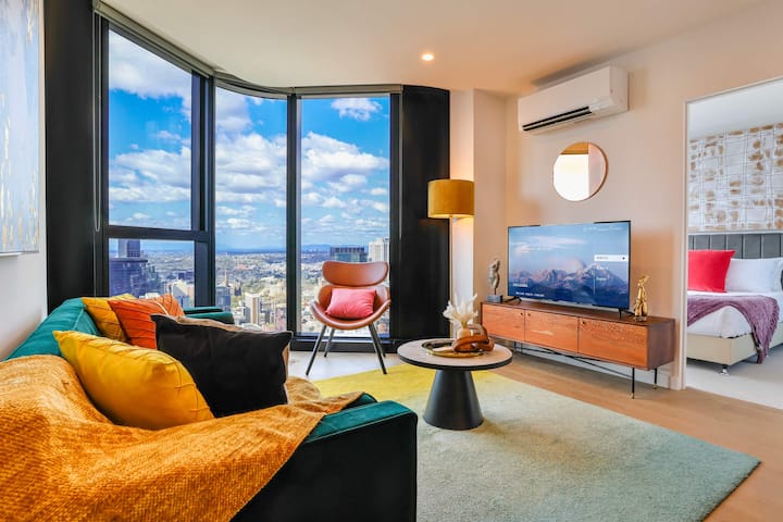 Luxury High-rise 2br Apt | King & Queen Beds | Cbd - Melbourne