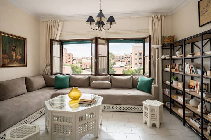 Studio Vintage 1ch-netflix&clim-2/3pers-central - Marrakech