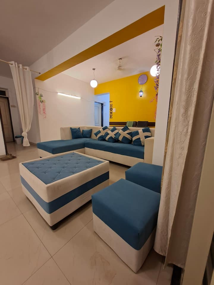 Sea View Luxe 3bhk Retreat : Yashodha Home - Goa
