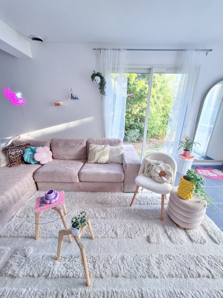 Villa 100m2 Poulx 2 Chambres - Marguerittes