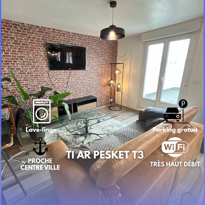 Ti Ar Pesket T3 Centre Ville Wifi - Concarneau