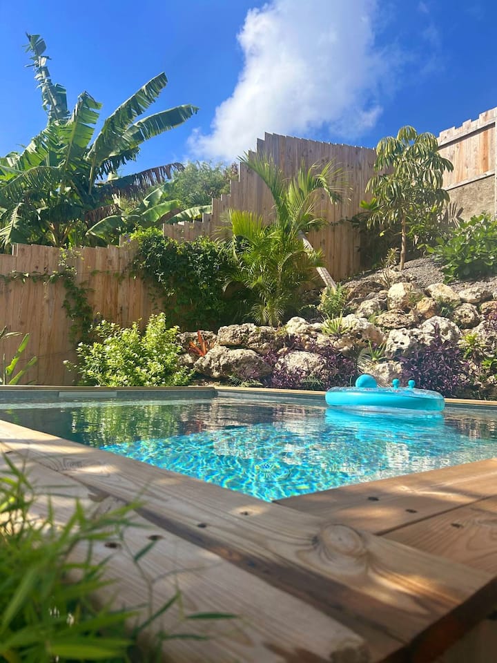 Kazcanopée
Bungalow Avec Piscine - Marie-Galante