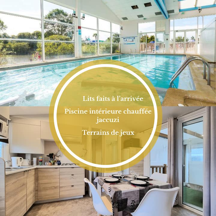 Mobil-home Tout Confort*piscine*jacuzzi* 2km Plage - Saint-Gilles-Croix-de-Vie