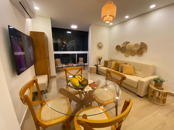 Fantastic 50 Meters From The Beach With Sea View - Guarujá