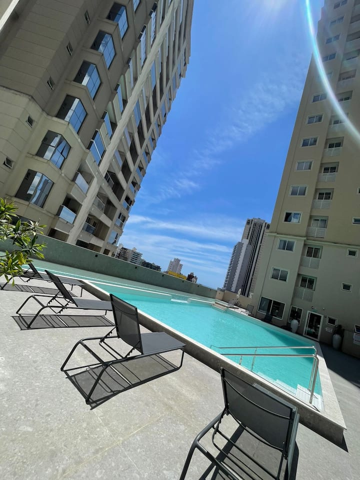 Apto Novíssimo, Completo,250 M Mar - Itapema