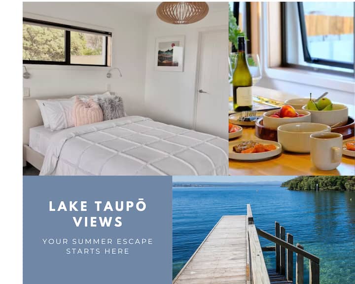 Elevated Lake Taupō Views | Boat-friendly Stay - Lake Taupo