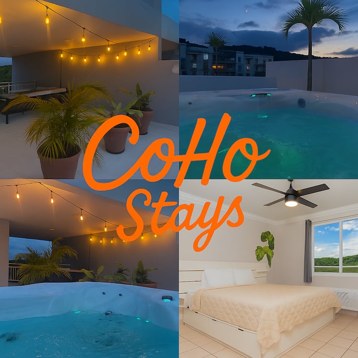 3br Penthouse W/ Rooftop Hot Tub + El Yunque Views - Puerto Rico