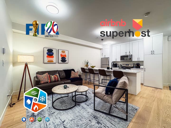 Chic 2-bdrm Suite In New Modern Farmhouse W/ac - Grouse Mountain