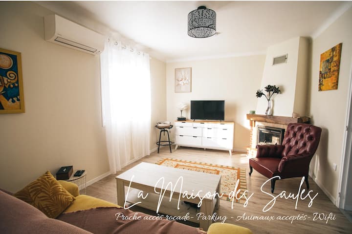 "La Maison Des Saules"*parking*idéal Familles - Montauban