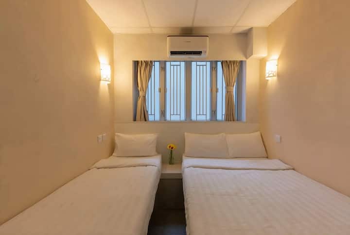 尖沙咀核心,地鐵口,近維港,家庭房 - Hong Kong