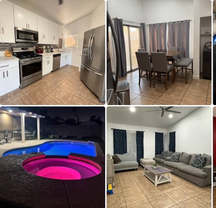 Private Family Home Pool & Jacuzzi - Las Vegas, NV