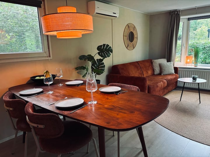 Cosy Chalet In Nature (With Ch / A/c) For Family - Putten